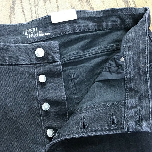 Time and Tru | Jeans | Time And Tru Womens 8 High Rise Stretch Wide Leg ...